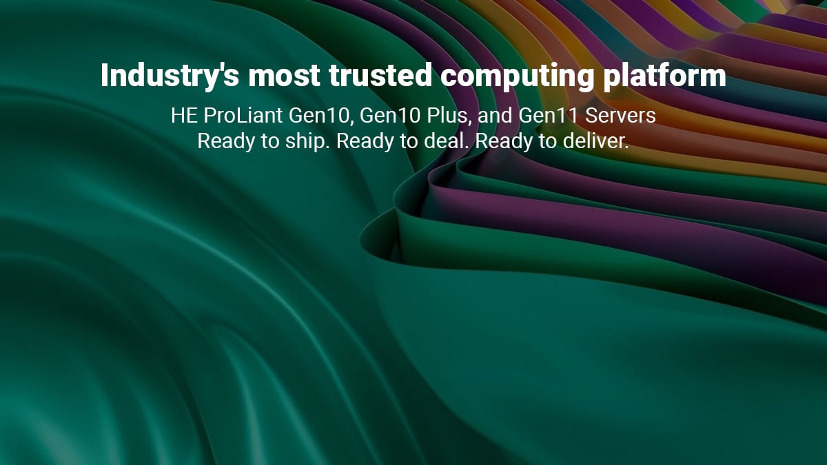 HPE ProLiant Gen 10 Rack Servers available now